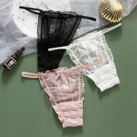 China High Quality Sexy Lace G String Transparent Thong Panties G-String for sale