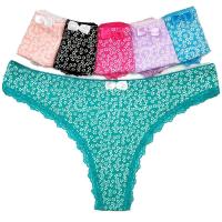 China New Arrival Panties Women Printed Shorts Lace Briefs for Girls for sale