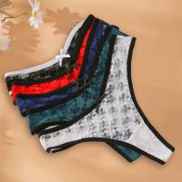 China Lace Sexy Panties Transparent Mesh Lingerie Seamless Thong for Lady for sale