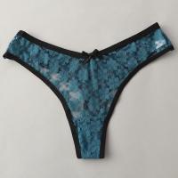 China Lace Sexy Panties Transparent Mesh Lingerie Seamless Thong for Lady for sale