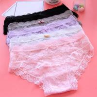 China Transparent Lace Underwear Cotton Seamless Sexy Underwear Women Panties Panties Support Customized for sale