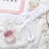 China Can Take Samples to Figure Custom Sex G String Women&prime;s Underwear Panties Low Waist Thong with Bow for sale