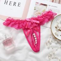 China Can Take Samples to Figure Custom Sex G String Women&prime;s Underwear Panties Low Waist Thong with Bow for sale