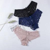 China Sexy Lace Panties Soft Breathable Briefs Women Underwear Ladies Panty Transparent Hollow out Underpants Lingerie for sale