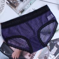 China 2023 Women Fashion Underwear Sexy Breathable Soft Thin Mesh Lace Panties for sale