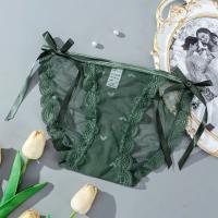 China Thin Section Sexy Lace Bowknot Net Yarn Briefs on Both Sides Women&prime; S Breathable Sexy Underwear for sale