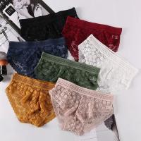 China 2023 New Fashion Women Floral Sexy Briefs Lace Panties Women&prime; S Panties Woman Underwear for sale