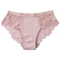 China Women&prime; S Sexy Lace Panties Low Waist Breathable Hollow Briefs Abdomen and Hip Panties for sale