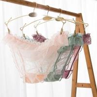 China The New Ladies Underwear Lace Transparent Low Waist Seamless Sexy Temptation Women&prime;s Briefs for sale