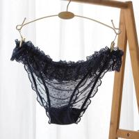 China The New Ladies Underwear Lace Transparent Low Waist Seamless Sexy Temptation Women&prime;s Briefs for sale