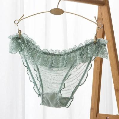 China Can Provide Samples of Women&prime;s Underwear Lace Transparent Low Waist Seamless Sexy Seductive Women&prime;s Briefs for sale