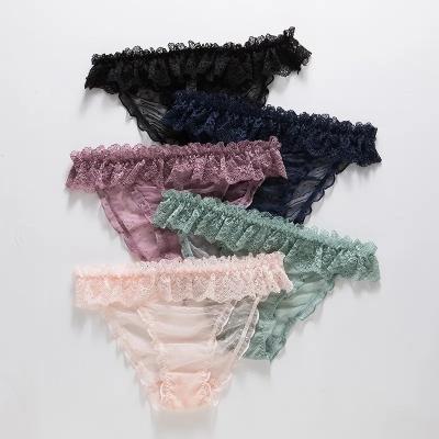 China Arrival Panties Women Printed Shorts Lace Briefs for Girls for sale