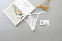 China Sexy Panties Transparent See Through Underwear Panties Hollow out G-String Pants for sale