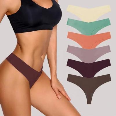 China New Design Wholesale Sexy Women&prime;s Underwear Seamless Lady Panties Thongs Custom Briefs for sale