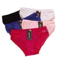 China Factory Direct Sale Custom Brand New Fashion Women&prime;s Cotton Underwear Women Panties Sexy Lace Cotton Underwear for sale