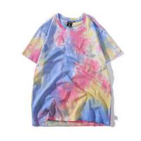 China Customize Women&prime;s Tee Cotton Tie Dye T-Shirt Plain Oversized Black T-Shirts with 280GSM for Girl for sale