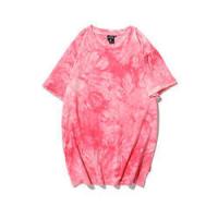 China Customize Women&prime;s Tee Cotton Tie Dye T-Shirt Plain Oversized Black T-Shirts with 280GSM for Girl for sale