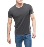 China Top Quality Classical 100% Cotton T Shirt Regular Fit Palin Scoop Neck T Shirt for Men for sale