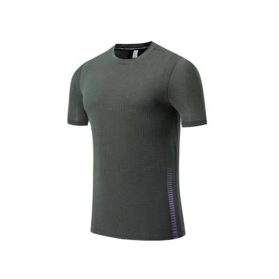 China Low Price Men Sports T Shirts Compression Breathable Quick Dry Athletic Fitness Men Gym T Shirts Running Shirt for sale