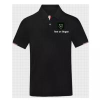 China Custom Logo Embroidery Button Down Collar 95 Cotton 5 Spandex Golf Polo T Shirts for sale