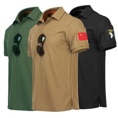 China View Larger Imageadd to Comparesharecustom Short Sleeve Quick Dry Polo Shirt Male Tee Shirts Men Clothes Tactical Plain Turn-Down Polo Shirts for sale