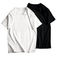 China View Larger Imageadd to Comparesharecustom Tshirt 100% Premium Pure Cotton Plain Black White Classic Short Sleeved Tee Summer Casual High Quality Men T Shirts for sale
