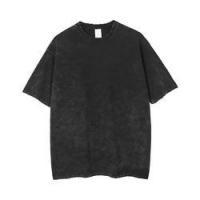 China Mens Washed Vintage T-Shirt Wholesale Blank Cotton Acid Wash Tshirt Personalized Custom Oversized Vintage T Shirt for sale