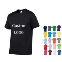 China Custom Printing 100% Cotton Men Tshirt Blank T Shirt Plain T-Shirt Camiseta De Hombre for sale