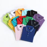 China Golf Polo Shirt Tops Leisure Sportswear Spring Summer Clothes Golf Clothing Polos Shirt with Printed Logo for sale