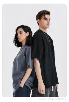 China Oversized Men T Shirt Custom Logo Washed Tee Shirt for Summer for sale