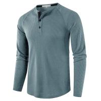 China Men&prime;s Underwear Long Sleeve T-Shirt Men&prime;s Bottom Shirt Top Waffle T-Shirt for sale