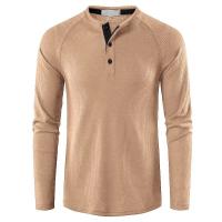 China Men&prime;s Underwear Long Sleeve T-Shirt Men&prime;s Bottom Shirt Top Waffle T-Shirt for sale