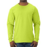 China Men&prime;s 50% Cotton 50% Polyester Heavy Weight Jersey Long Sleeve T-Shirt for sale