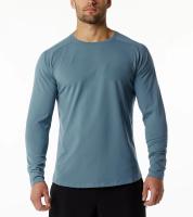 China Fashion Men&prime;s Fitted Long Sleeve 94% Cotton 6% Elasticity Custom Logo Shirt for sale