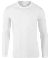 China Casual Unisex Black Plain T-Shirt Custom, Wholesale Full Sleeve Shirts for Men, Long Sleeve T-Shirts for Men for sale