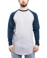 China Baseball Long Sleeve T-Shirt Basic Raglan Sleeve of The Oversize Fashion Men&prime;s Long Sleeve T-Shirt L/S for sale