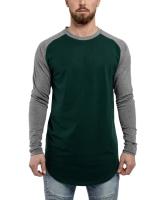 China Baseball Long Sleeve T-Shirt Basic Raglan Sleeve of The Oversize Fashion Men&prime;s Long Sleeve T-Shirt L/S for sale
