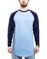 China Baseball Long Sleeve T-Shirt Basic Raglan Sleeve of The Oversize Fashion Men&prime;s Long Sleeve T-Shirt L/S for sale