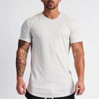 China Wholesale Customized Cotton Spandex Mens Shirts Casual Comfortable Breathable Multi Color Options T Shirts for Men for sale