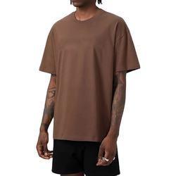 China Prime Quality Custom Logo Heavy Weight Thick Cotton T-Shirts 280GSM 100% Cotton White T-Shirt for Men for sale