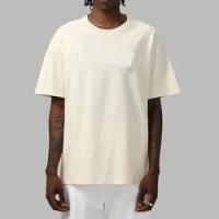 China Prime Quality Custom Logo Heavy Weight Thick Cotton T-Shirts 280GSM 100% Cotton White T-Shirt for Men for sale