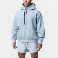China Wholesale Men&prime;s Hoodies & Sweatshirts Cotton Pullover Plus Size Men&prime;s Hoodies Custom Logo French Terry Oversized Hoodie for Men for sale
