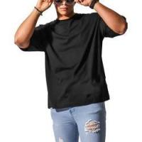 China Custom Mens Oversized T-Shirt Heavyweight Hip Hop Men Cotton Spandex T-Shirt Causal Tshirt for 3D Puff Print T-Shirts for Men for sale