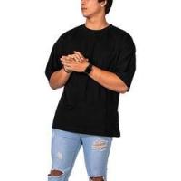 China Custom Mens Oversized T-Shirt Heavyweight Hip Hop Men Cotton Spandex T-Shirt Causal Tshirt for 3D Puff Print T-Shirts for Men for sale