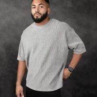 China Luxury Quality Cotton Loose Fit Little Drop Shoulder Brand Blank Oversized Men T Shirt for sale