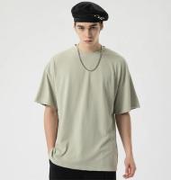 China Oversize Cotton Blank Heavyweight Youth Uniform Oversize Streetwear Custom T-Shirt for sale