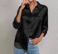 China Custom Private Label American Clothing Wholesale Long Sleeve Embossed Button up High Quality Shirts for Women Shirts for sale