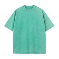 China Pure Cotton Men Cotton T Shirts Short Sleeve Mixed Color Old Vintage for sale