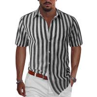 China Plain Dyed Men Cotton T Shirts Hooded Collar Customization OEM for sale
