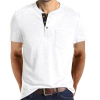 China Short Sleeve Men Cotton T Shirts Henry Sympathized With Europe And America for sale